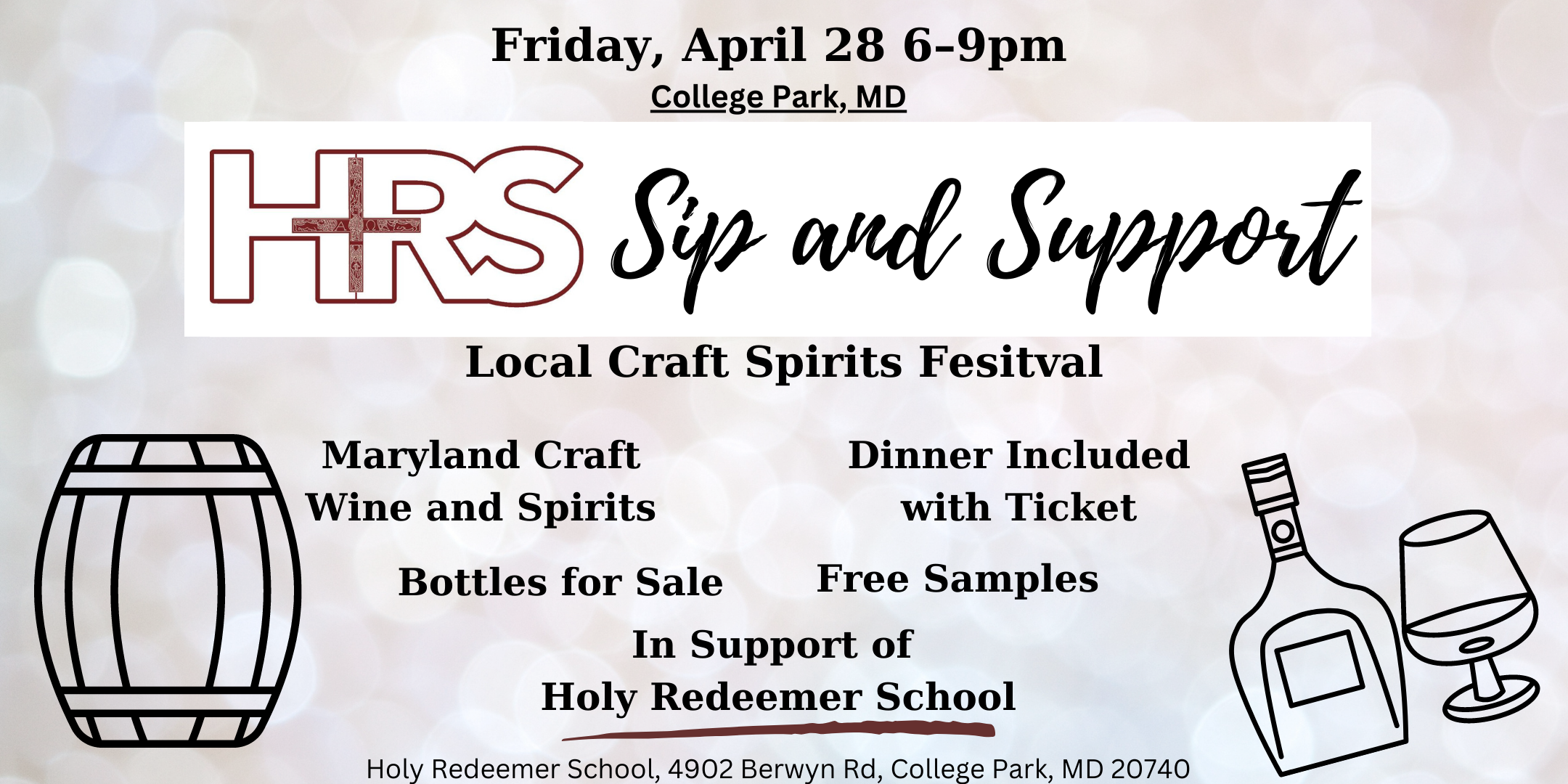 HRS Sip and Support — Shmidt Spirits