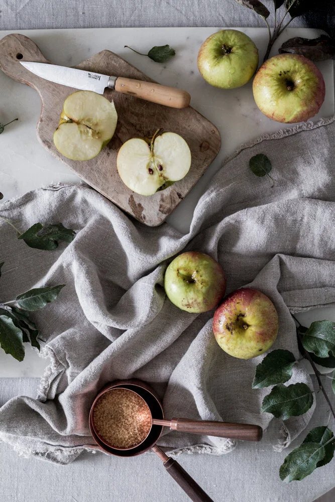 Maple cream cheese apple galette — L | E