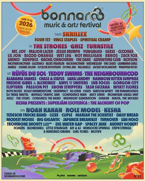Bonnaroo Drops Surprise 2026 Lineup — Off the Record Press