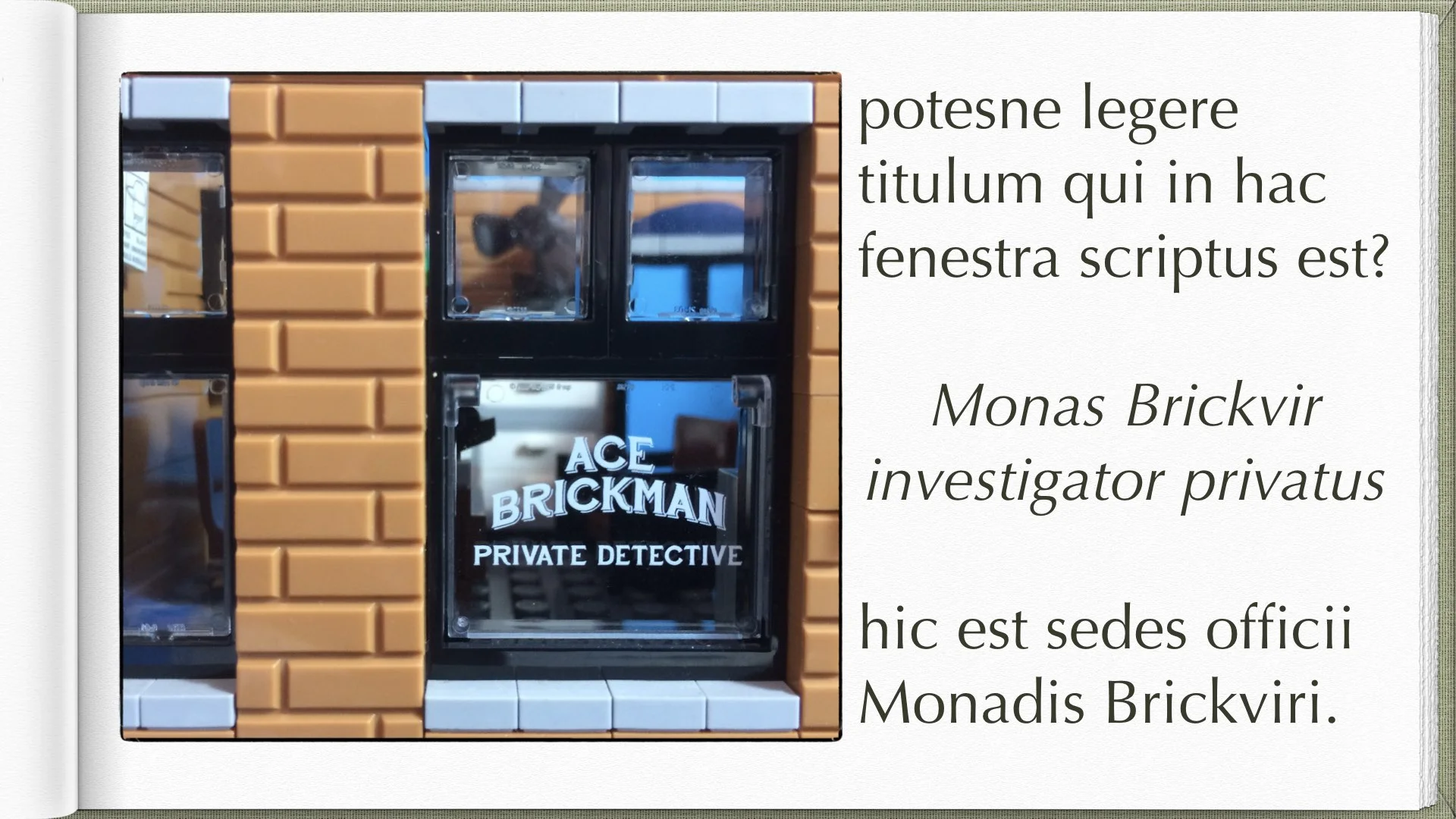 cartulae, cartularum f cards — Legonium