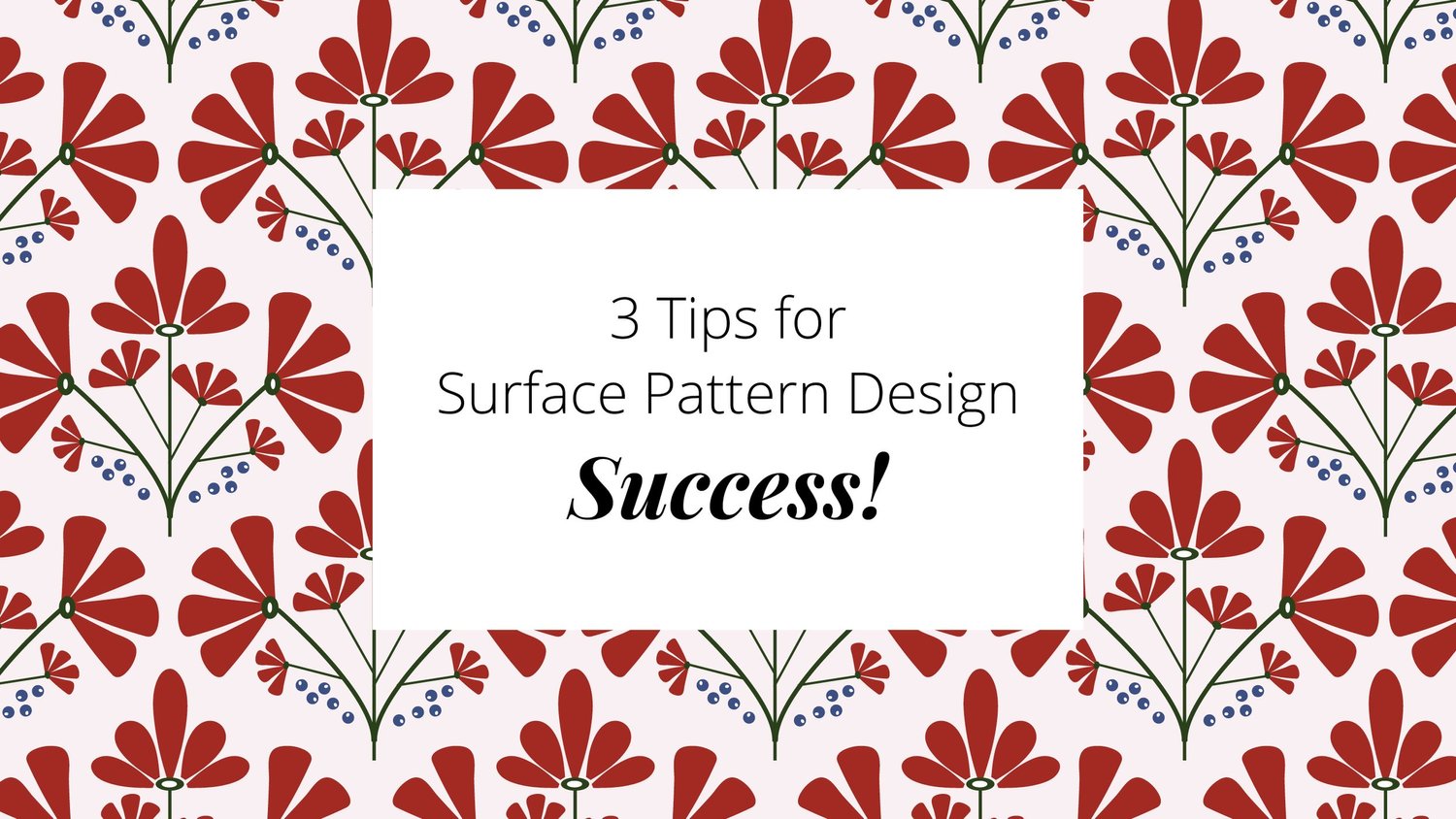 Tips for Commercial Success in Surface Pattern Design - Become a ...