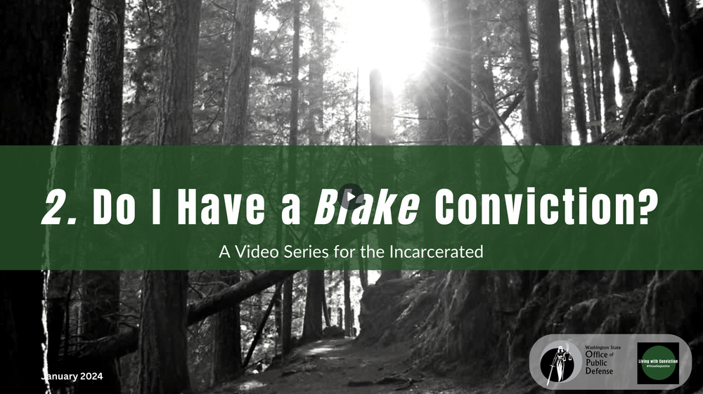 Blake Help — Living with Conviction