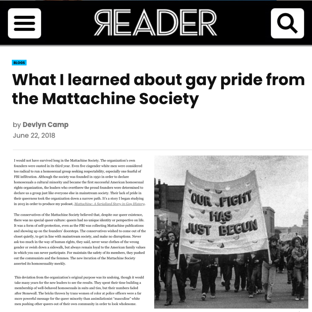 Queer Serial. — Chicago LGBTQ+ History