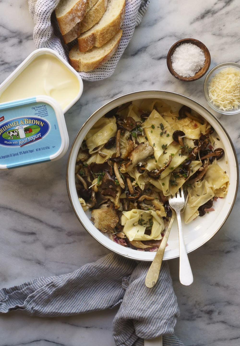 Fresh Pappardelle with Wild Mushrooms — Amanda Frederickson