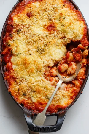 Crispy Cheesy Bean Bake — Amanda Frederickson