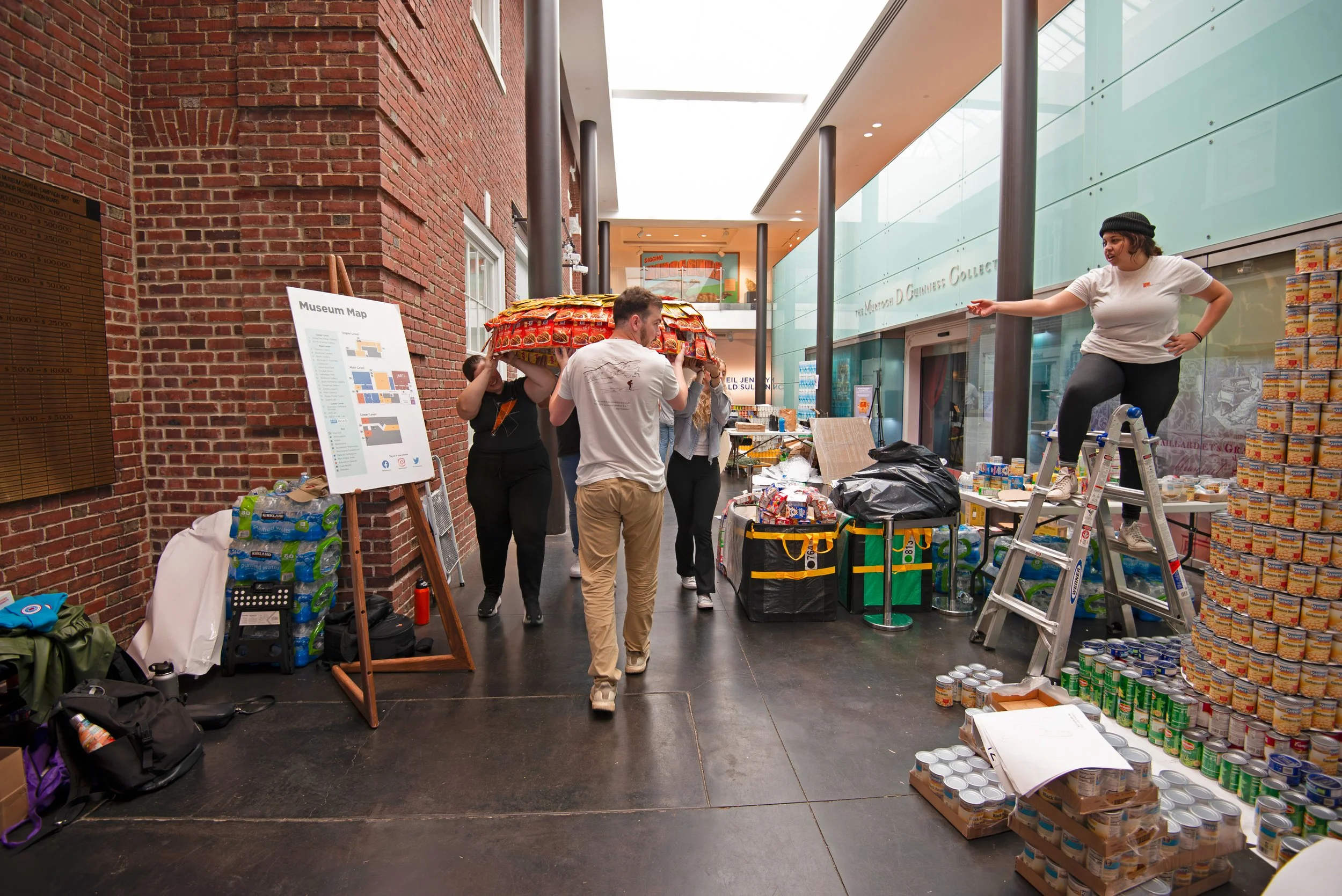 NK Helps Fight Hunger at the 2023 Canstruction Event — NK Architects