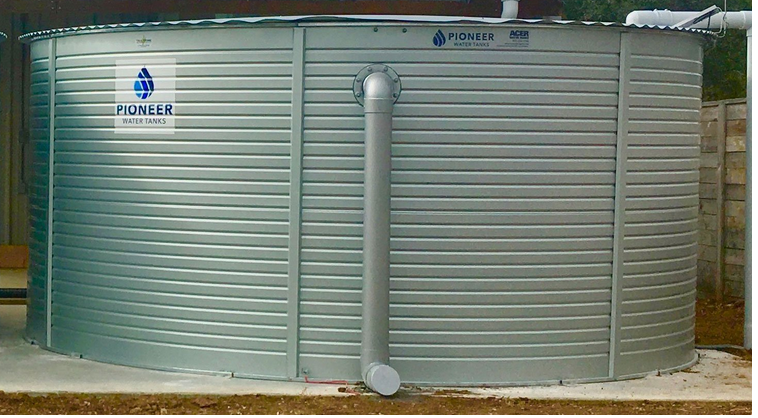 20000 Gallons Pioneer Water Storage Tank — Rainwater Collection Concepts