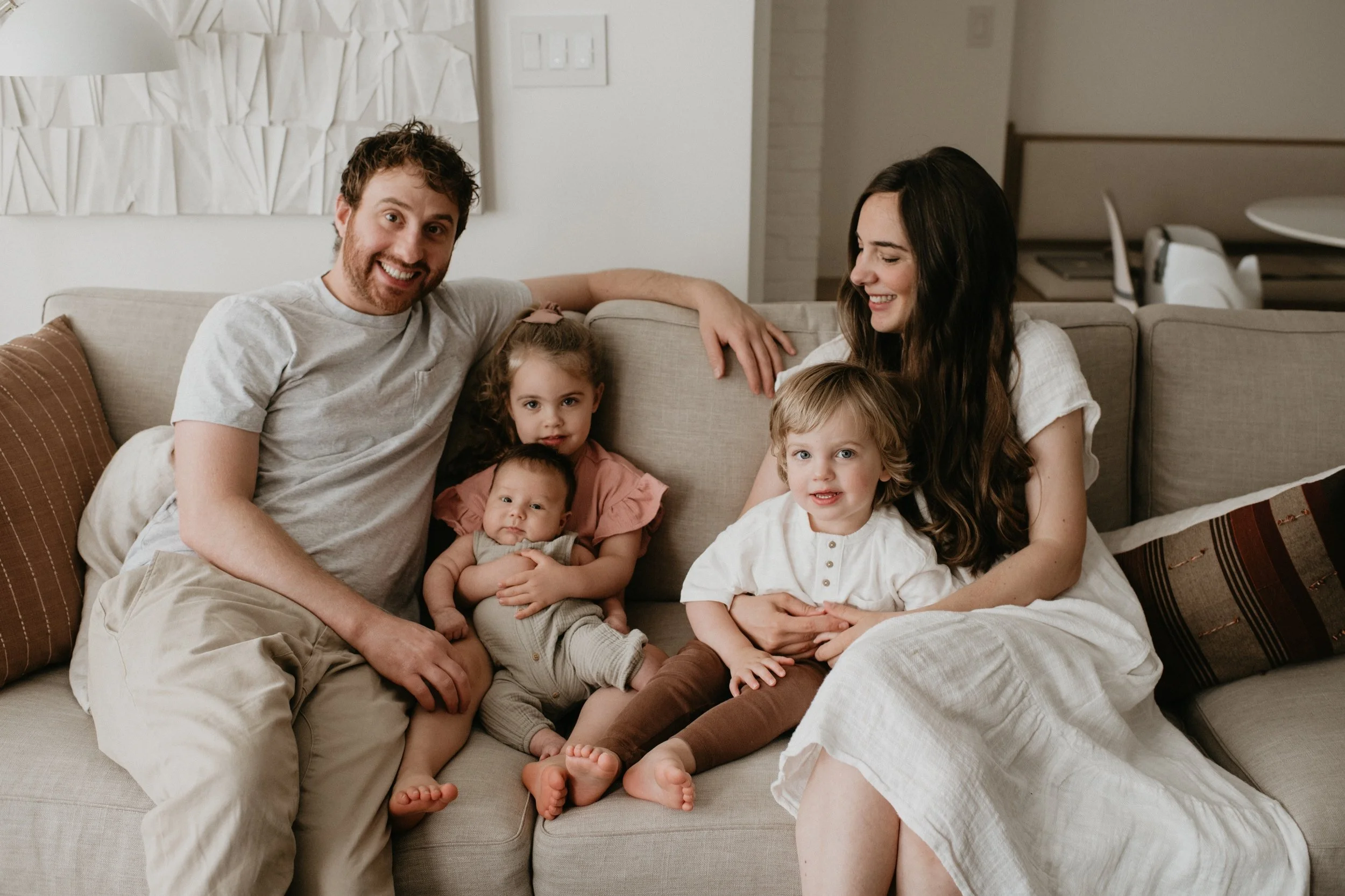 Springtime Family Session at Home | Scarlet O'Neill Photography