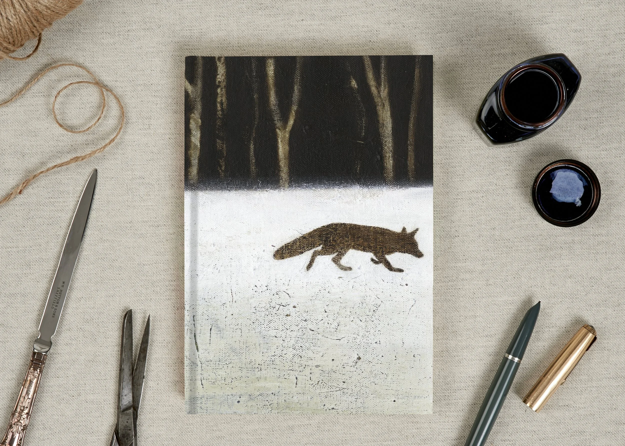 NEW - A5 Hardbound Notebook - Long Shadows in The Ravine (Early Spring ...