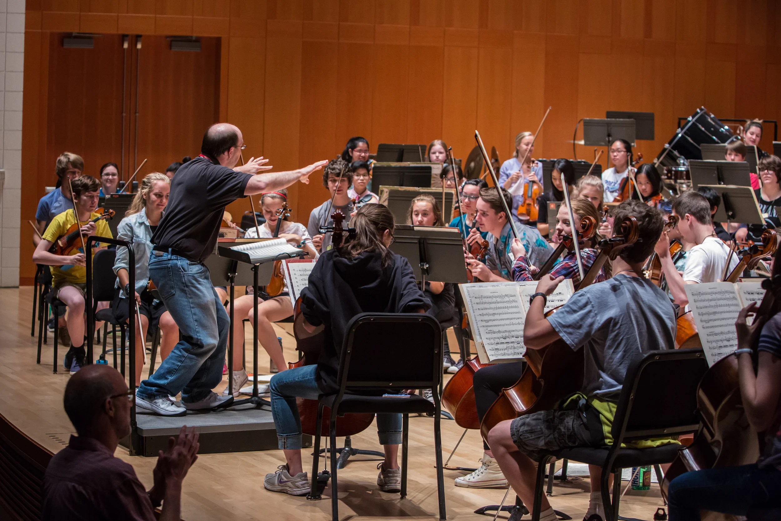High School Orchestra Practice
