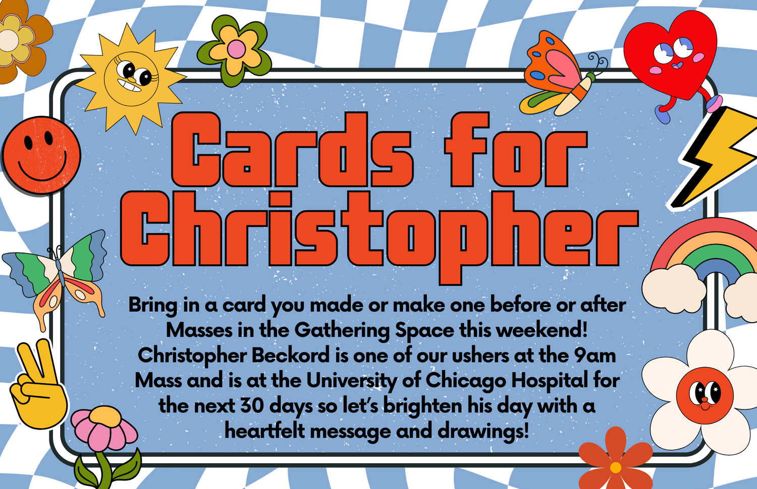 Cards for Christopher — St. Francis de Sales Catholic Parish