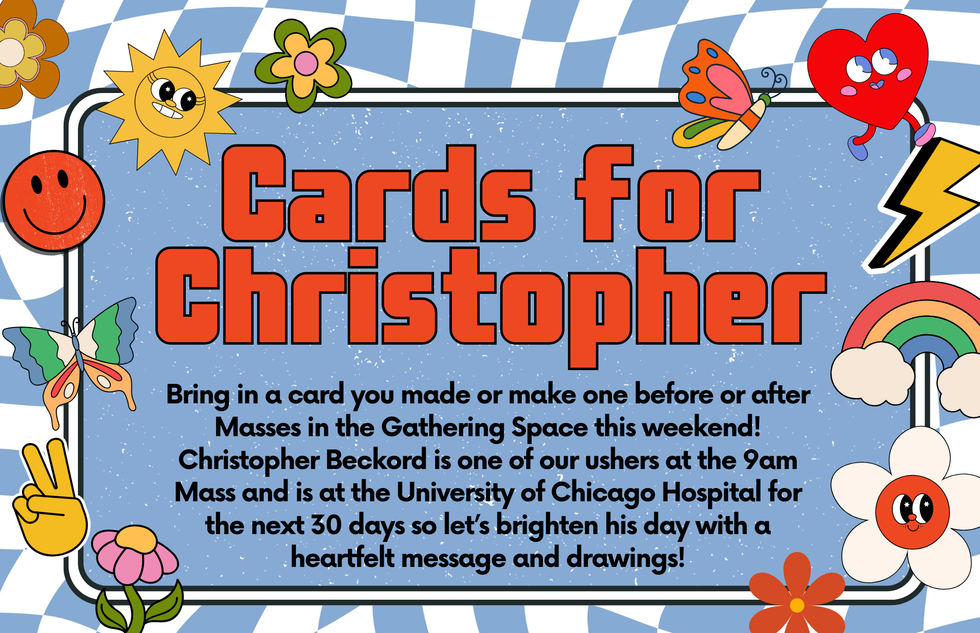 Cards for Christopher — St. Francis de Sales Catholic Parish