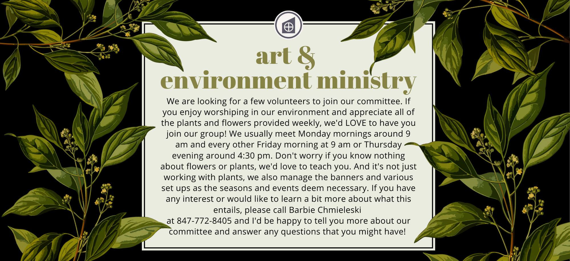 Art & Environment Ministry — St. Francis de Sales Catholic Parish