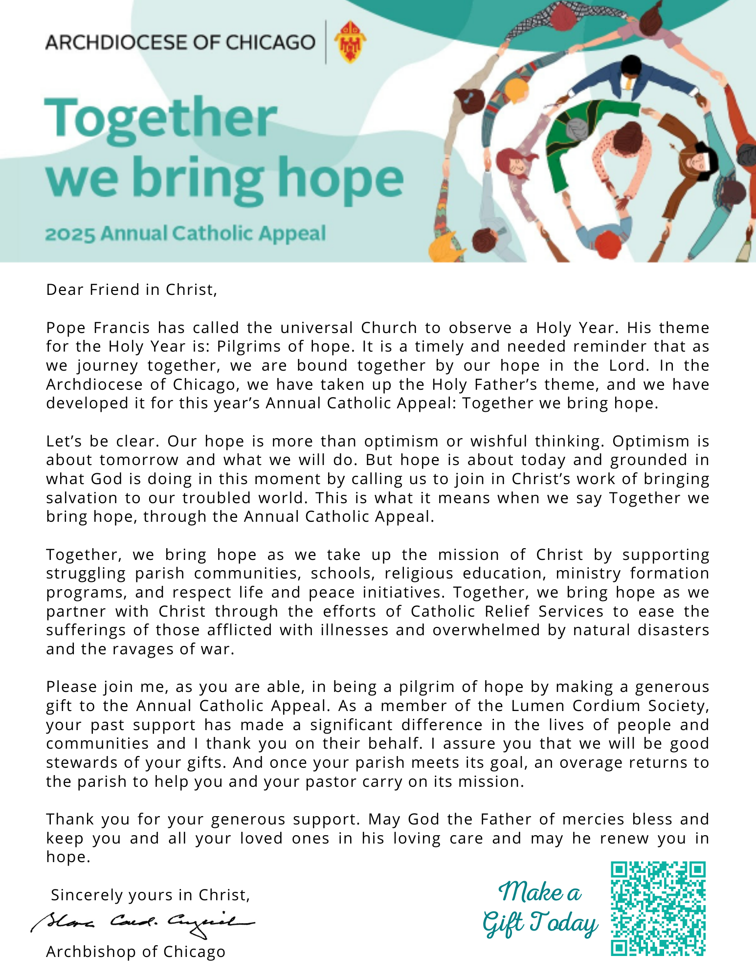Annual Catholic Appeal: Together we bring hope 2025 — St. Francis de ...