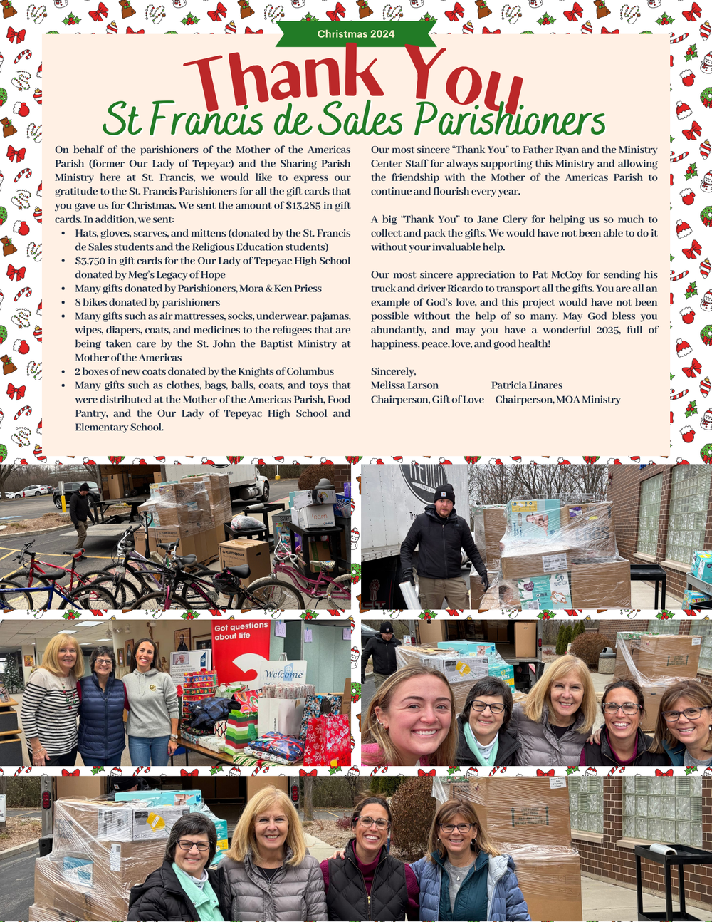 Gift of Love Thank You — St. Francis de Sales Catholic Parish