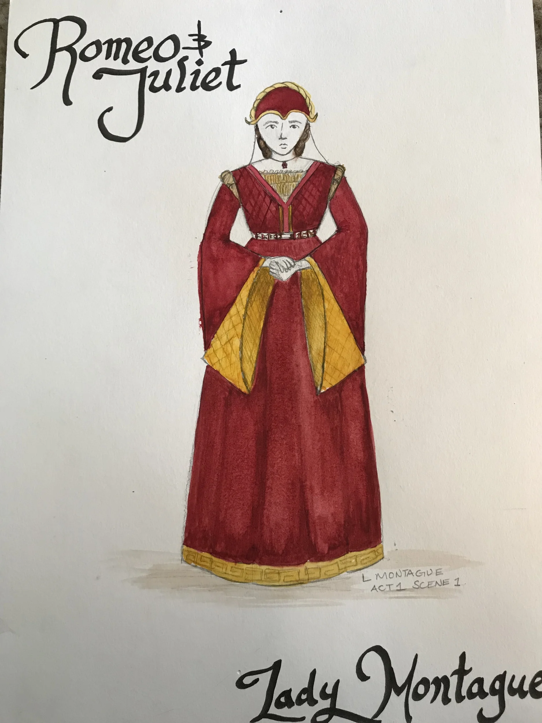 Lady Montague Costume