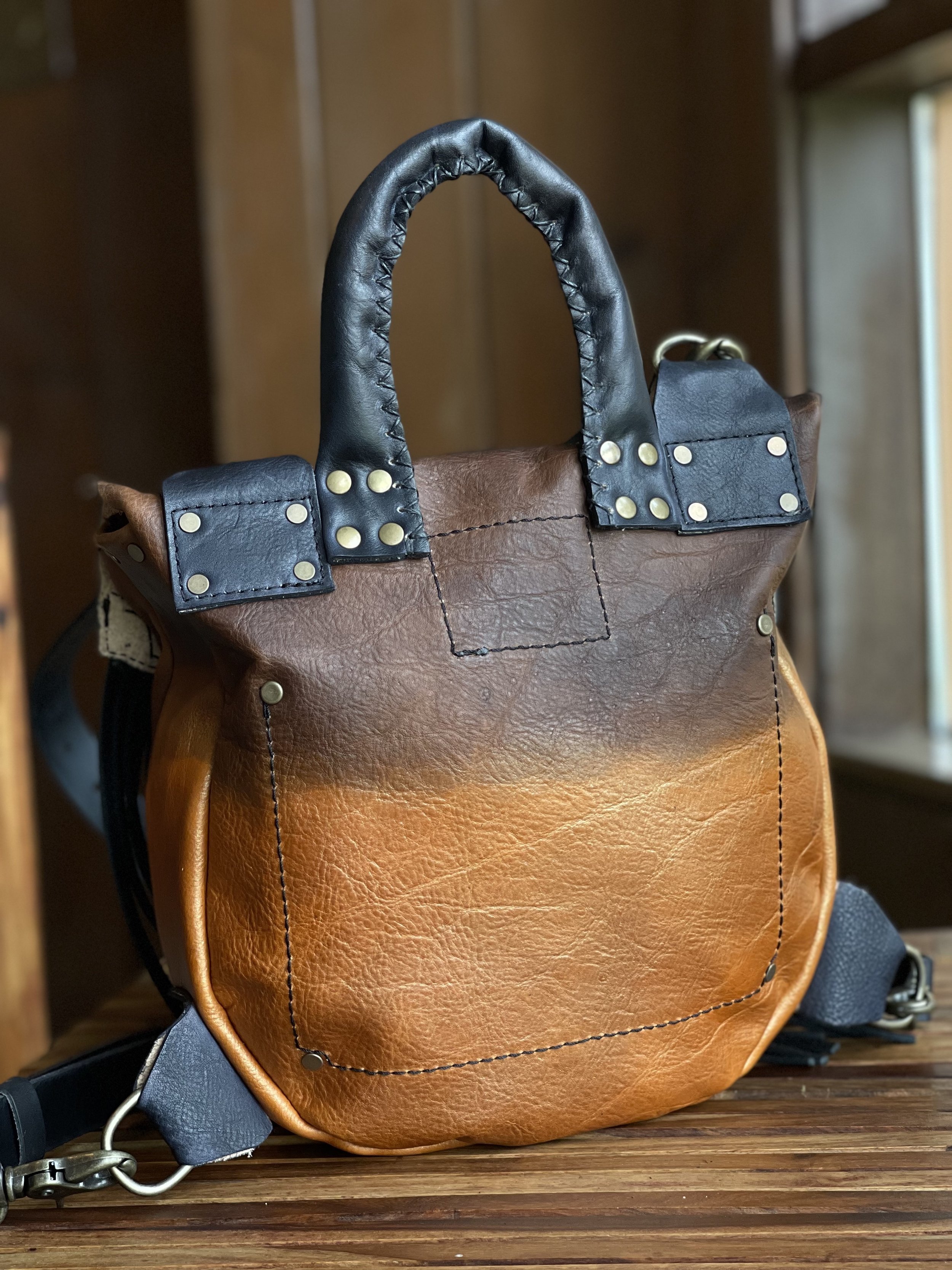 | LEATHER & MATERIALS | - Handcrafted Convertible Leather Backpacks and ...