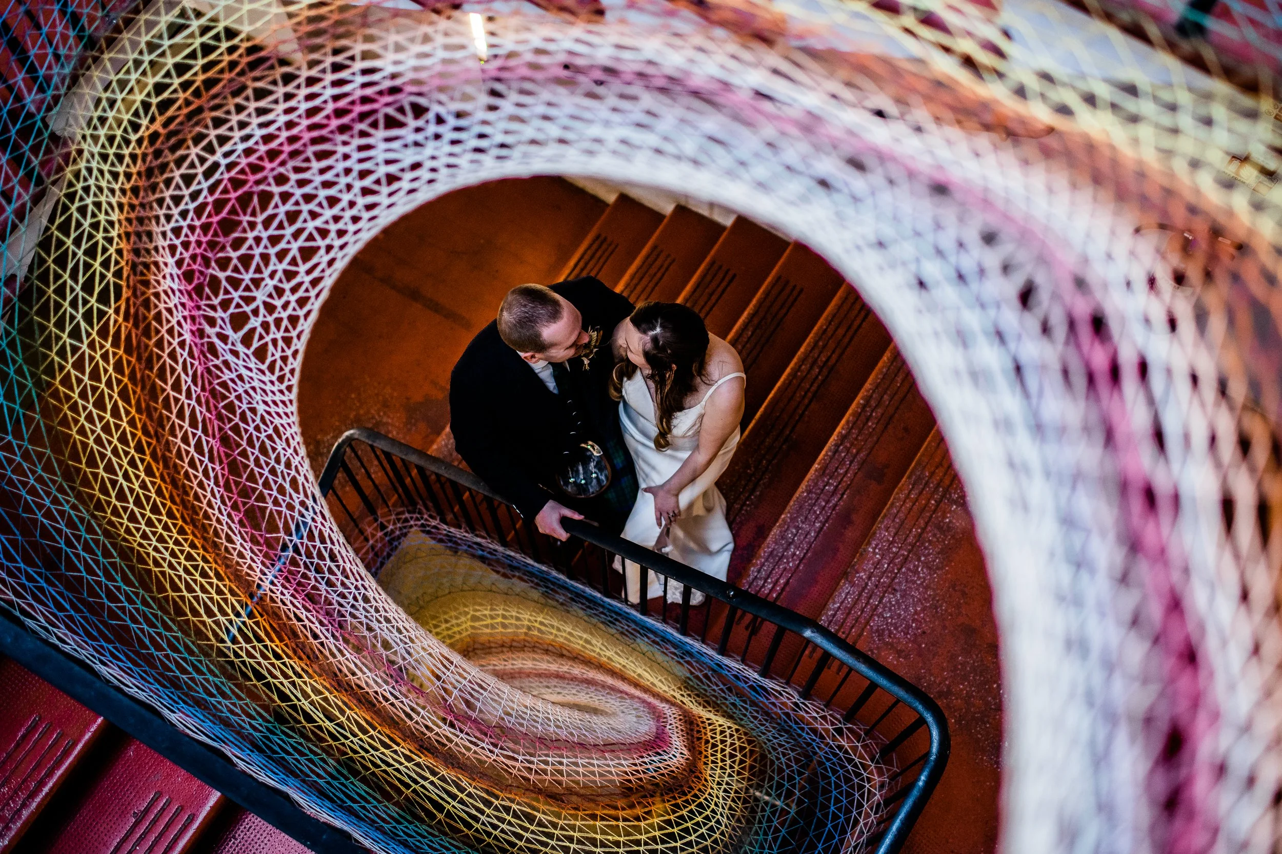 Weaving Love - A wedding at a world renowned tapestry studio... Dovecot ...