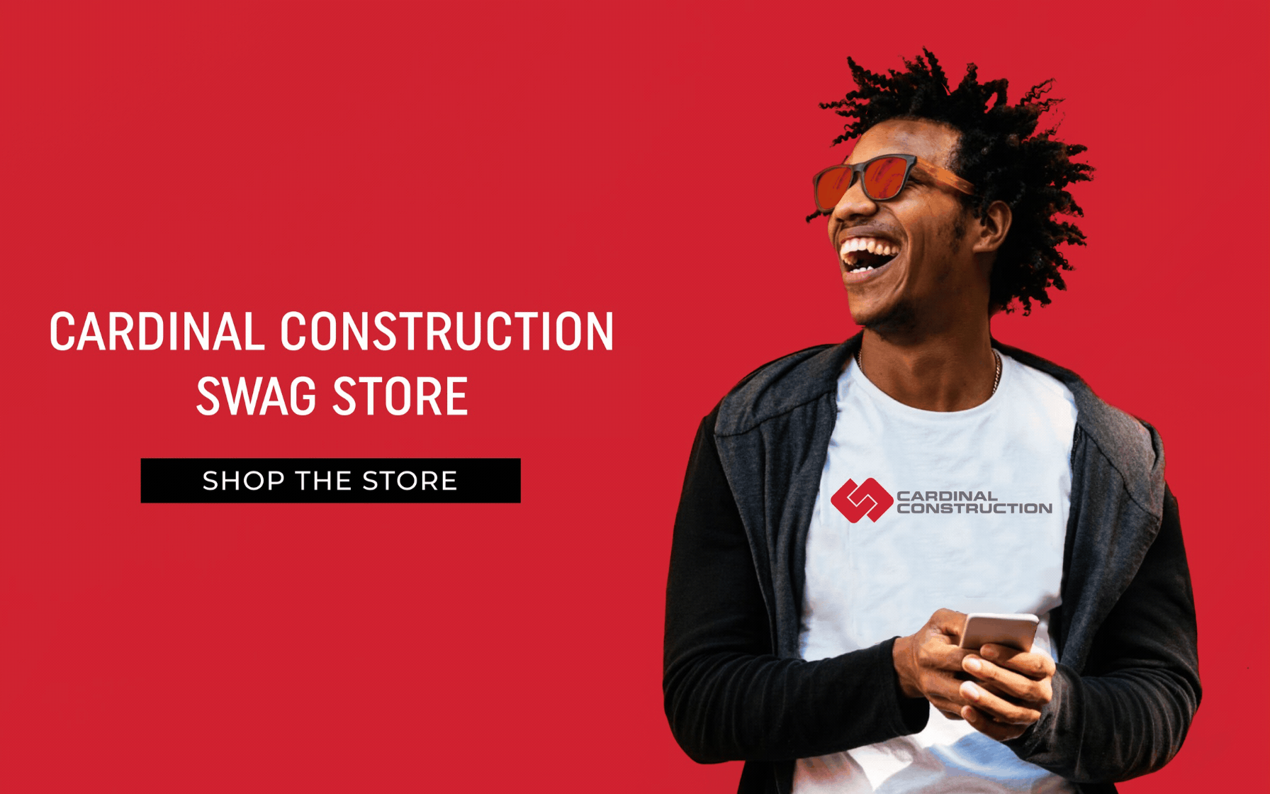 Cardinal Construction Store — Liquid Screen Design