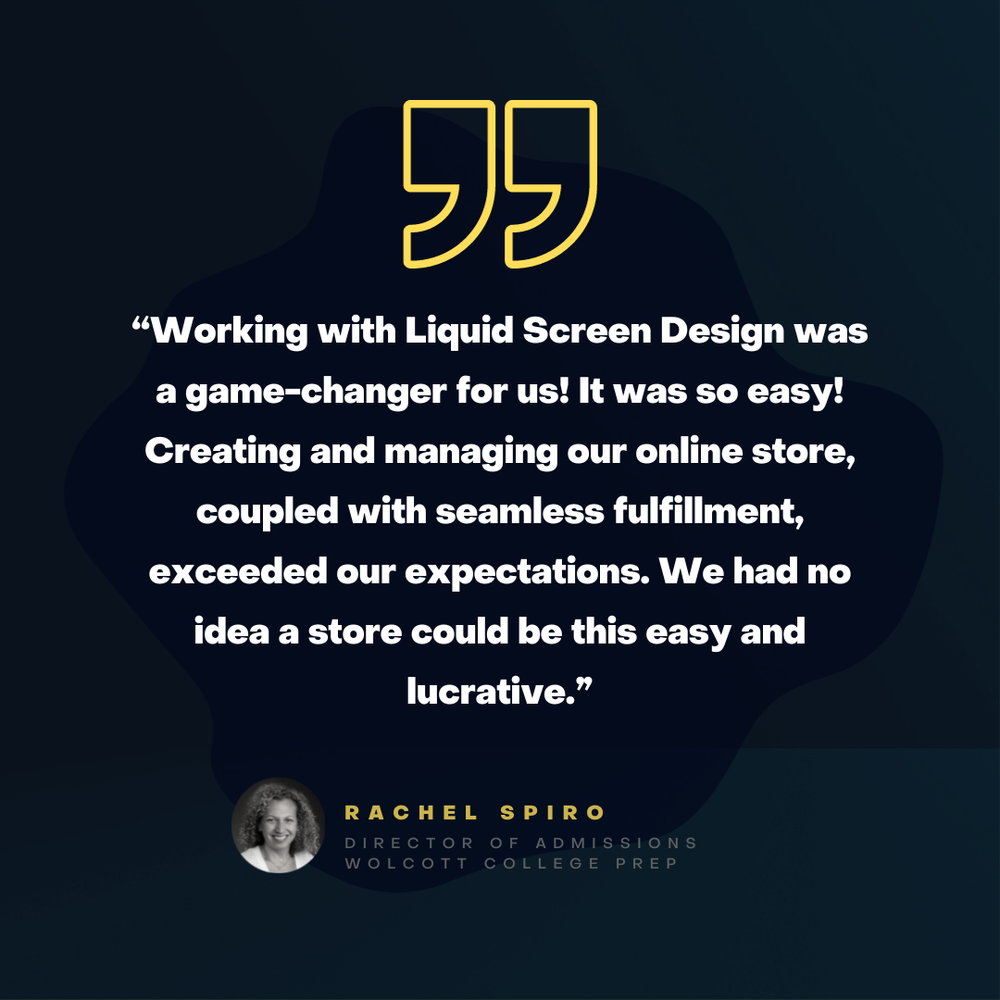 POD Stores — Liquid Screen Design