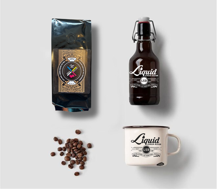 Custom Swag Portfolio — Liquid Screen Design