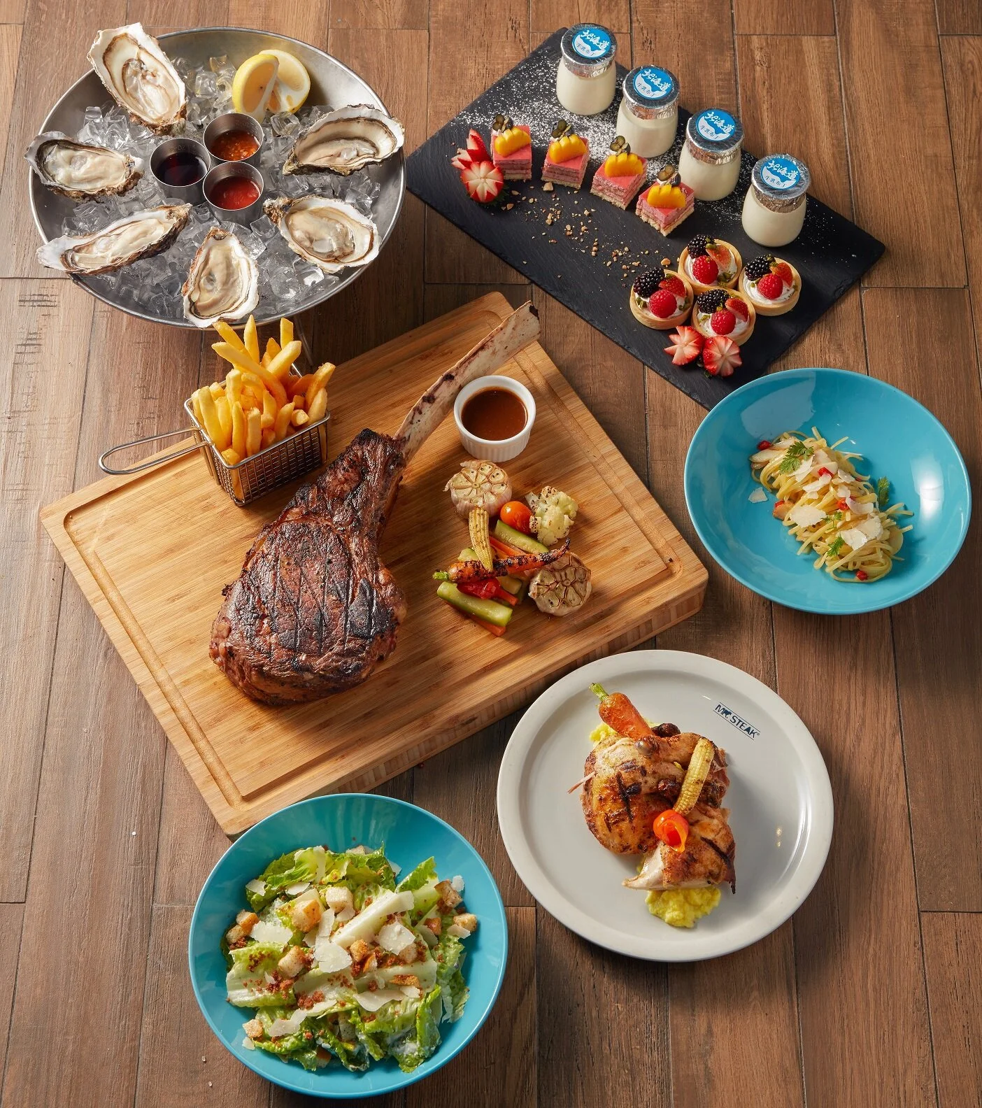 Marbling 新推出 British Tomahawk Special — Mr. Steak