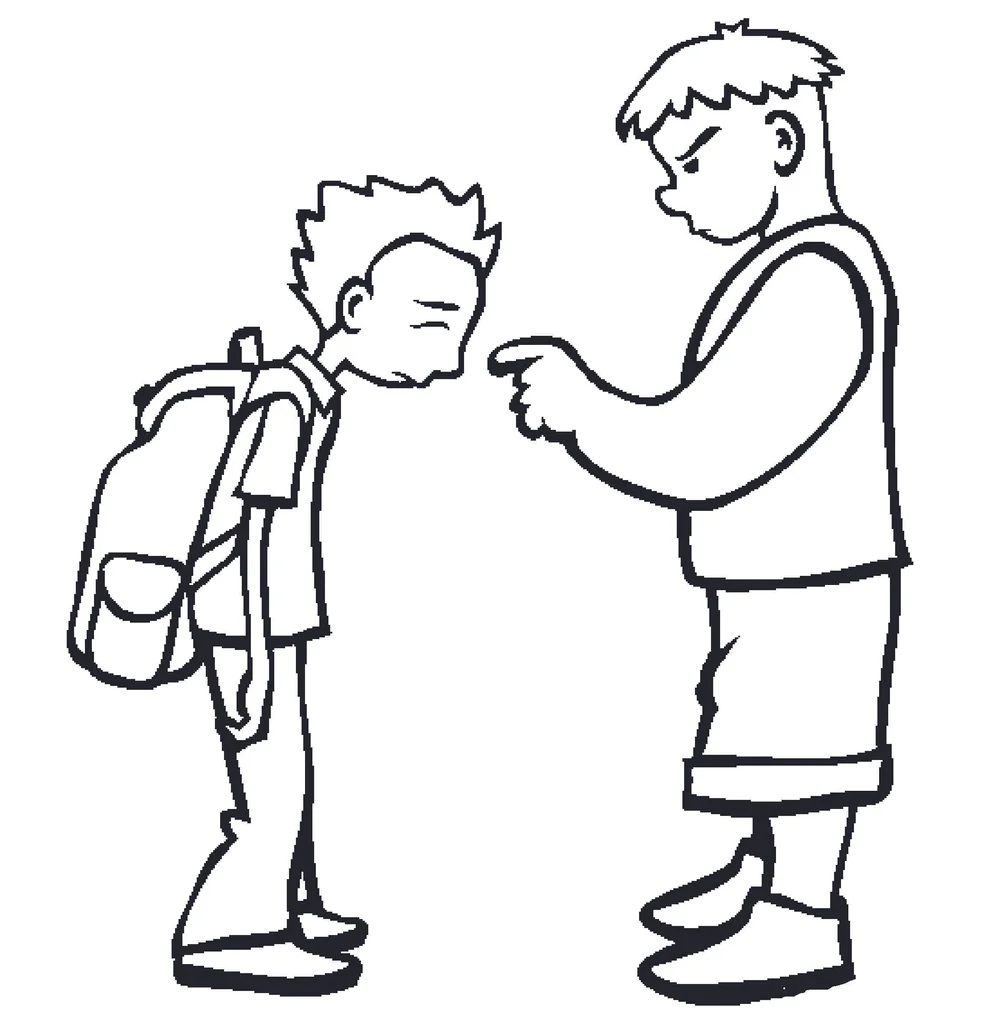 Anti Bullying Coloring Pages For Kindergarten