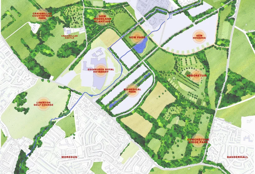 Edmonstone Landscape Masterplan, Edinburgh – AMA Studio