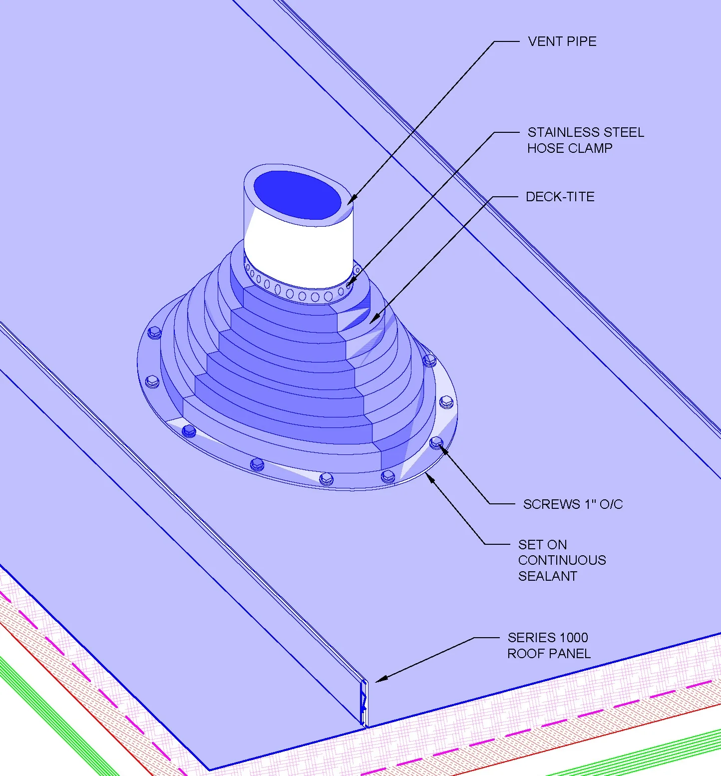 Snaplock Roof Panel — Dalton Building Enclosures