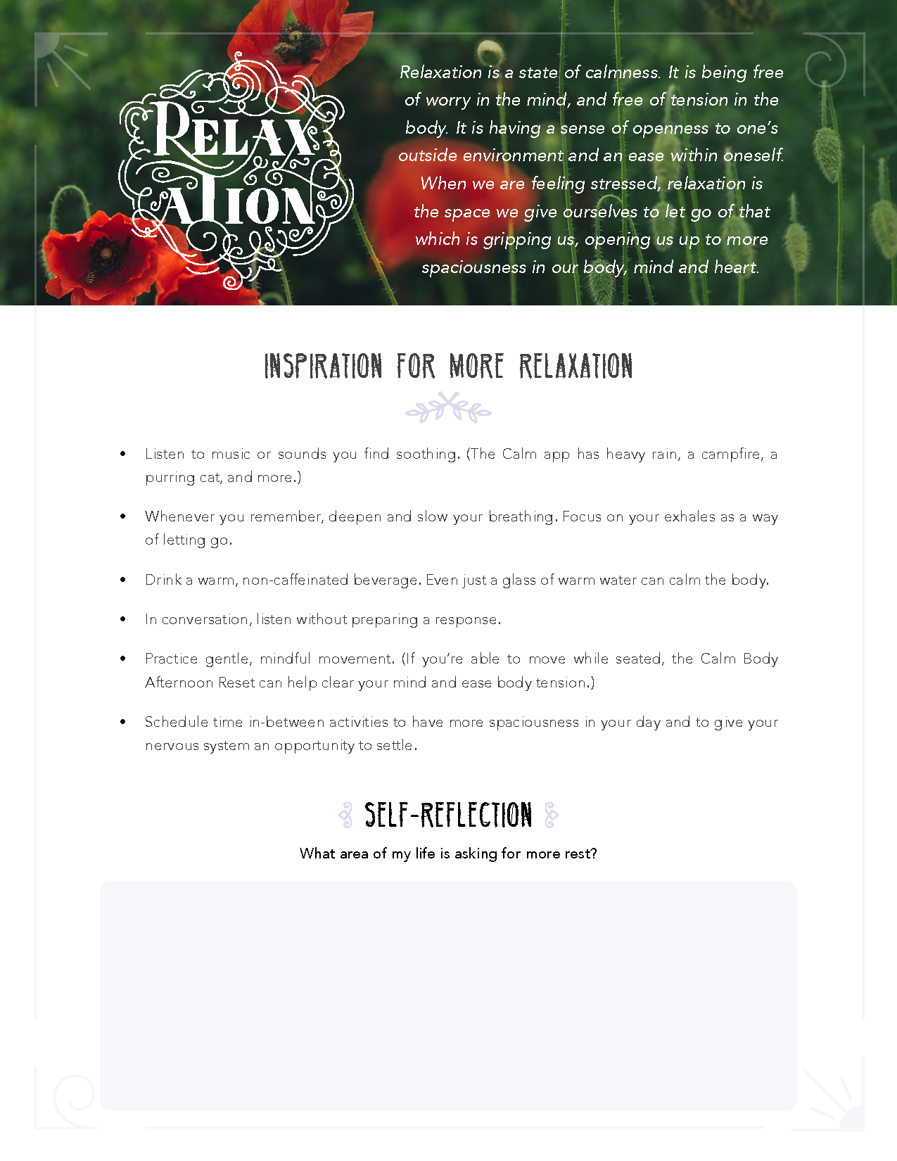 Calm Intentions — Calm Blog