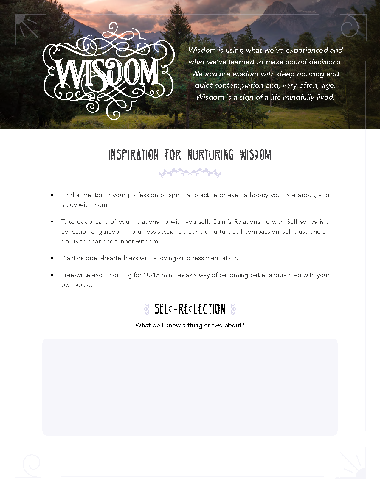 Calm Intentions — Calm Blog