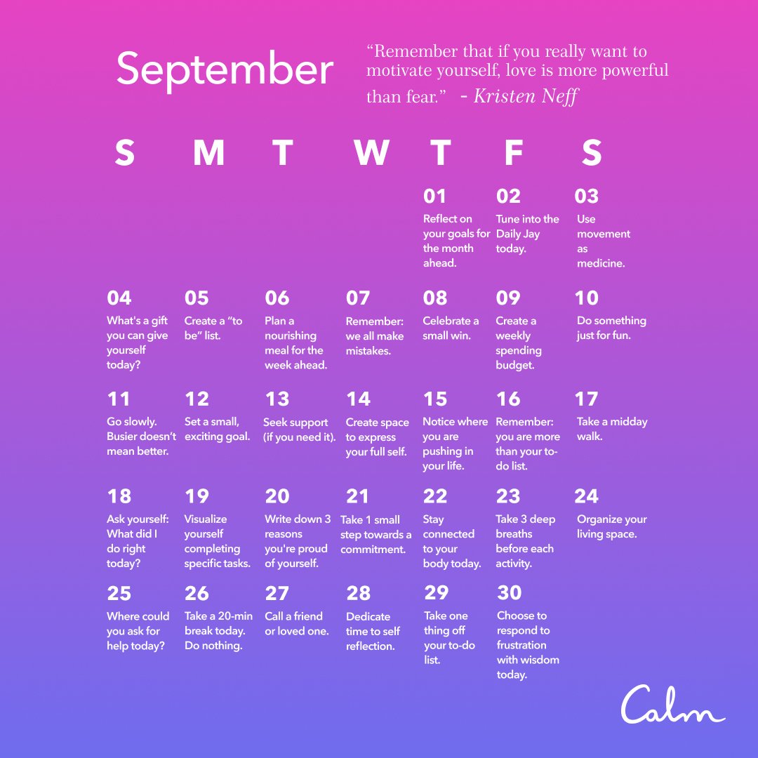 Fun Calendar 2022 September