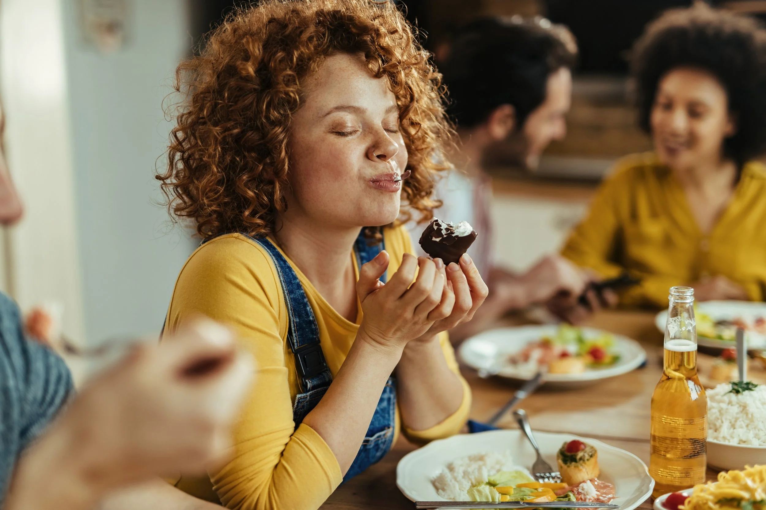 People Eating Food