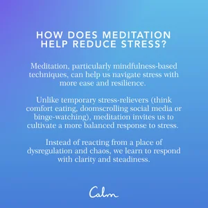 Meditation for stress: 11 techniques to manage stress — Calm Blog