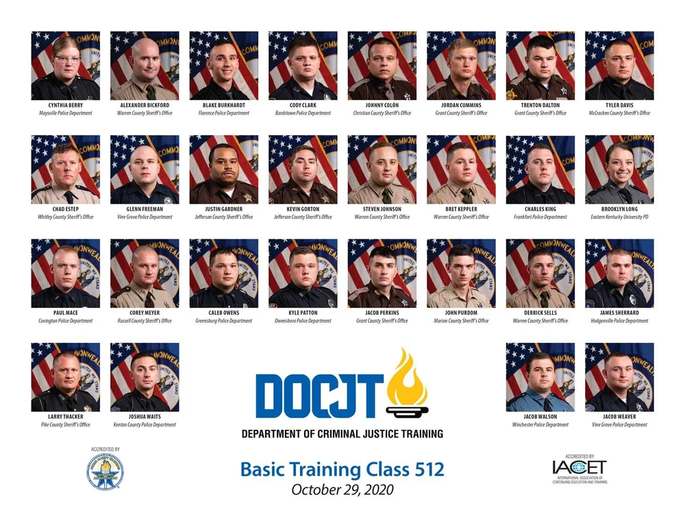 DOCJT Basic Training Class 512 Graduates — Kentucky Law Enforcement