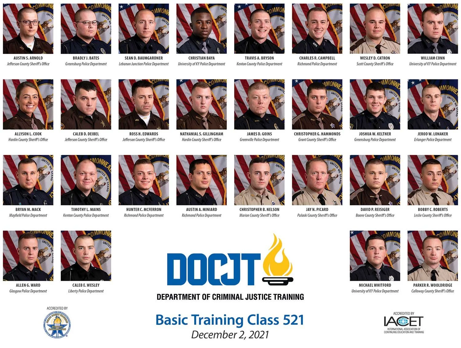 Gov. Beshear Announces Department of Criminal Justice Training Class ...