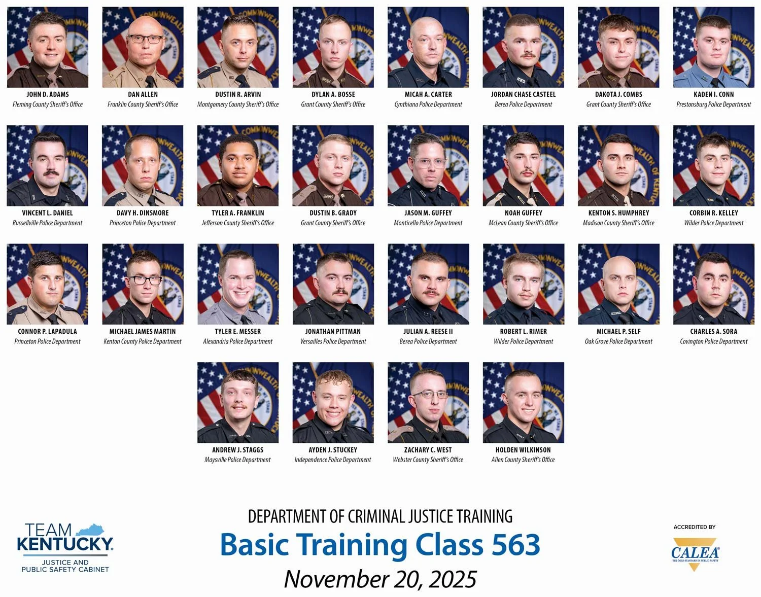 28 New Law Enforcement Officers Ready To Protect Their Communities ...