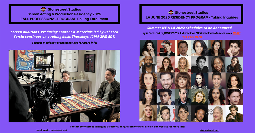 Professional Residency Program — Stonestreet Studios