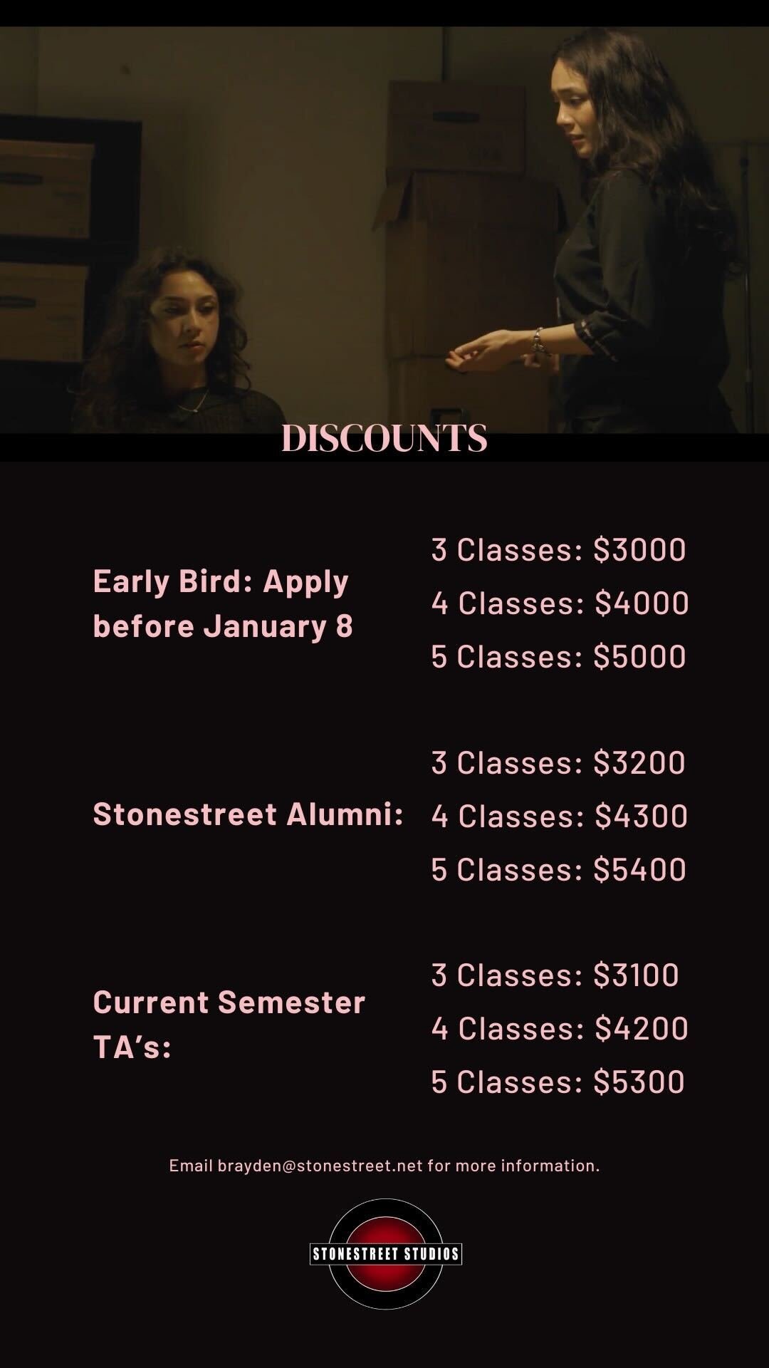 Admission & Tuition (PP) — Stonestreet Studios