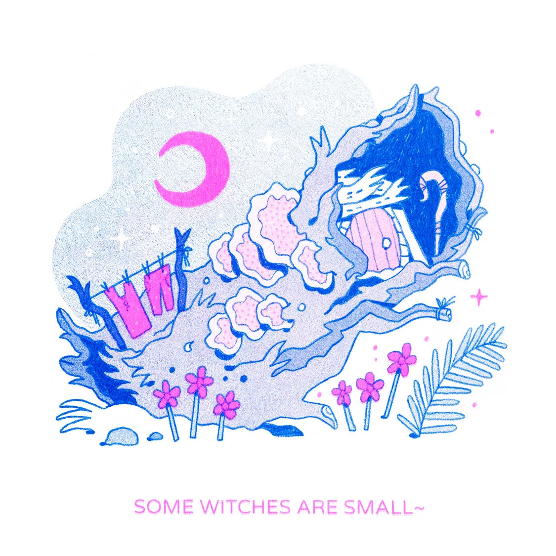 A WITCH LIVES HERE! Risograph Zine — ASH NICO DELEON