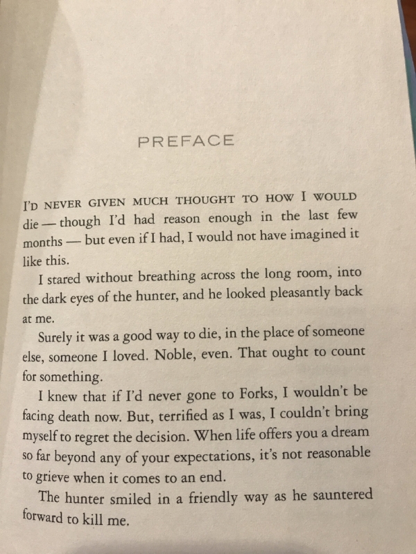 First Pages: Twilight — Dr. Bookworm