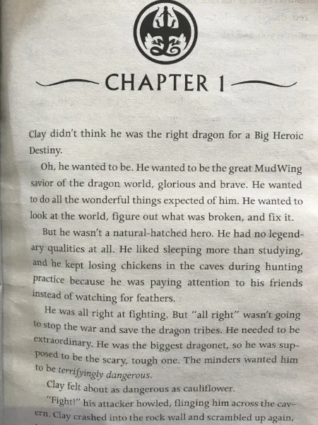 First Pages: Wings of Fire, The Dragonet Prophecy — Dr. Bookworm