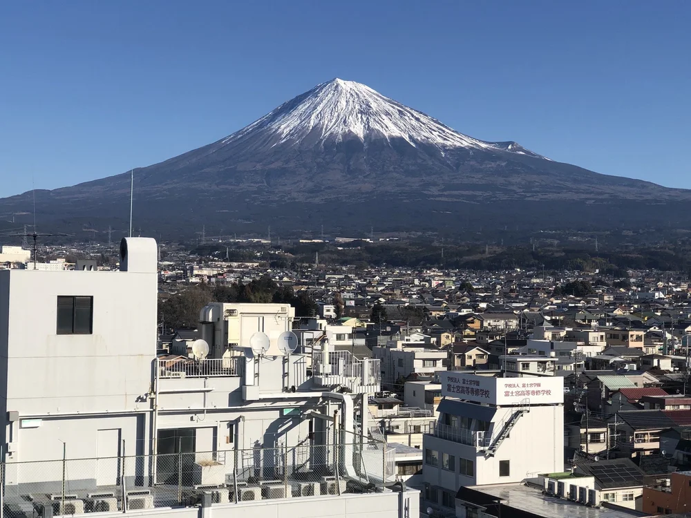 Year's First Sunrise - An Elevated View of Mount Fuji — The Gaijin Ghost