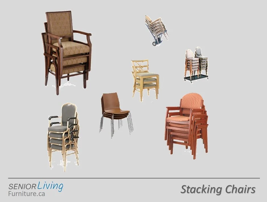 A complete selection of furniture for a retirement community or seniors ...