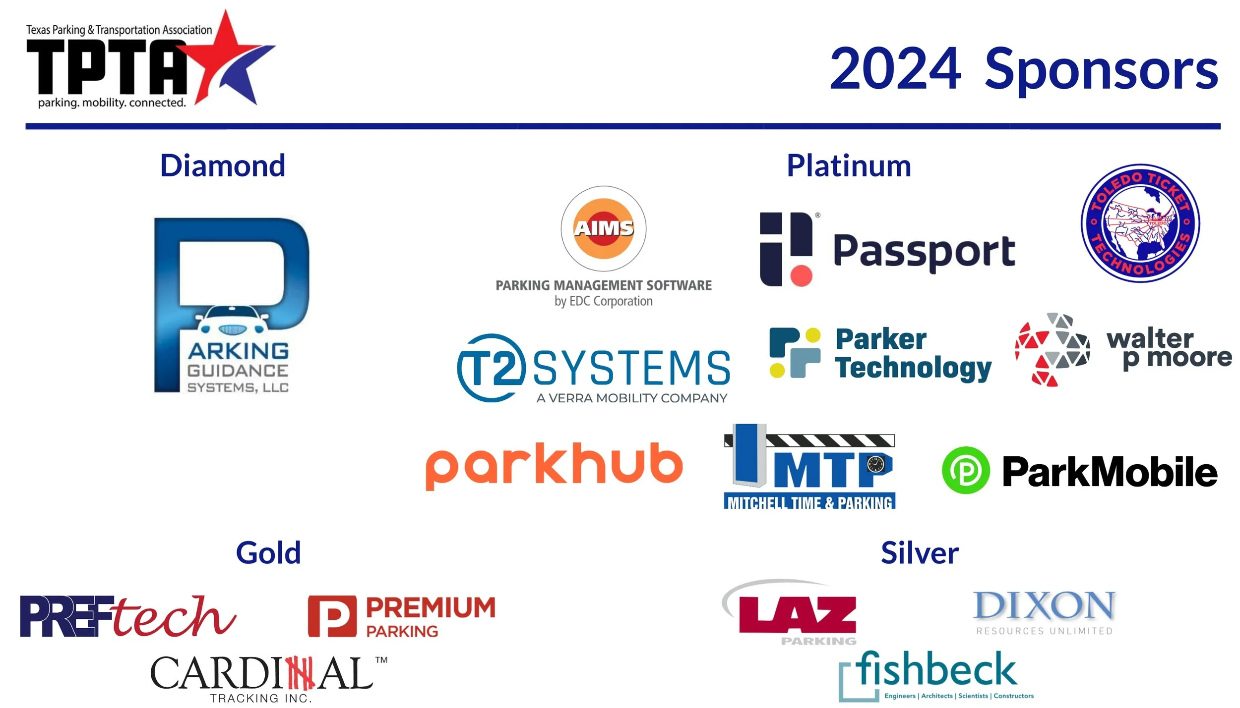 Sponsors — Texas Parking & Transportation Association