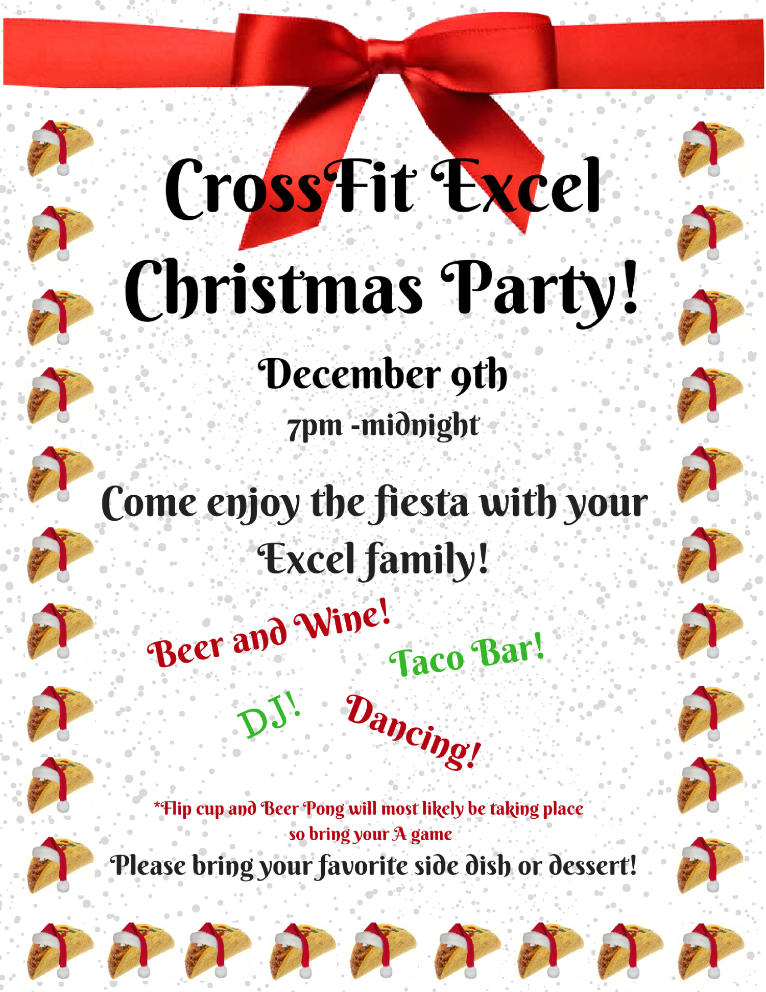 Excel Christmas Party! — Excel Health and Fitness