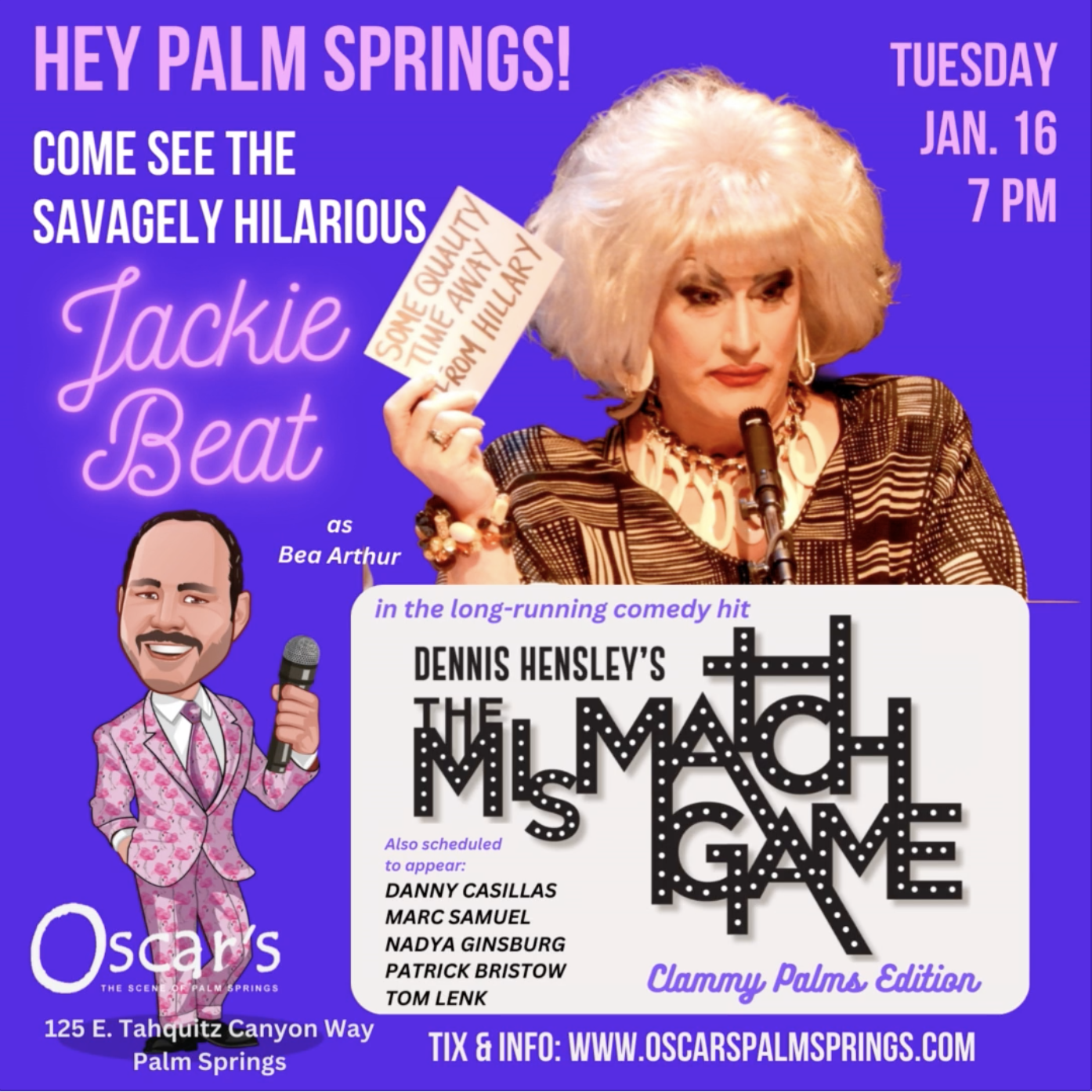 Schedule — Jackie Beat