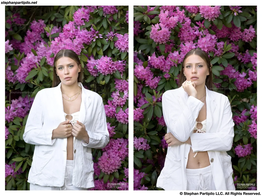 Stephan Partipilø - Ella x Early Spring Floral Session With White ...