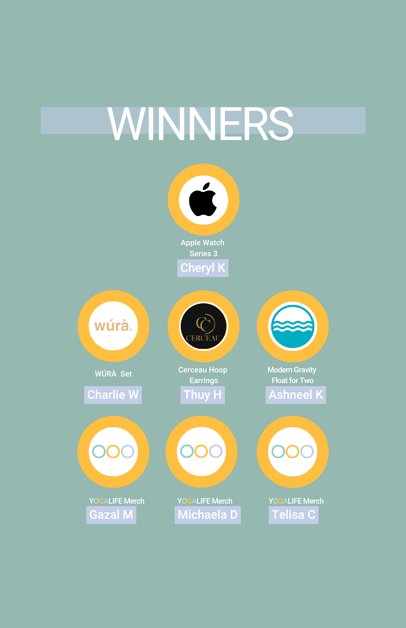 Yogalife August Challenge Winners — YOGALIFE STUDIOS EDMONTON