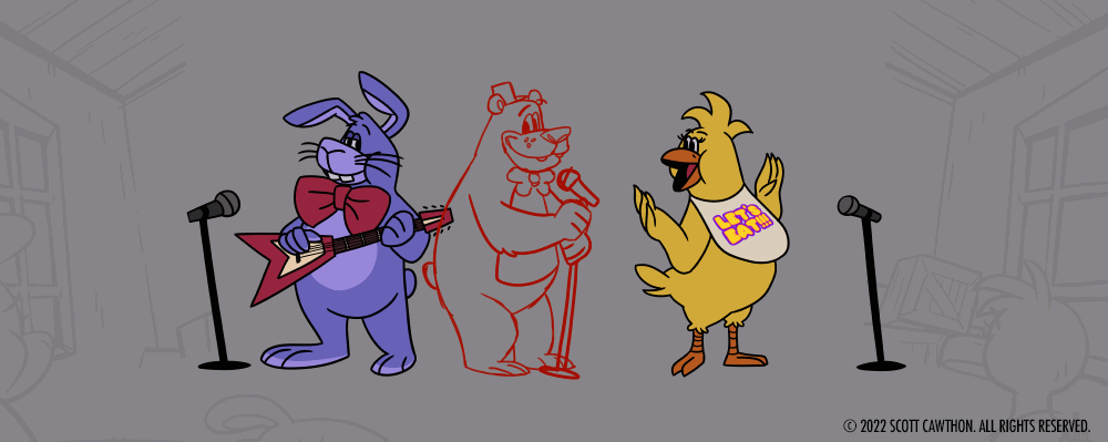 ФРЕДДИ И ДРУЗЬЯ: В ТУРНЕ! - ЗА КУЛИСАМИ — Teletype